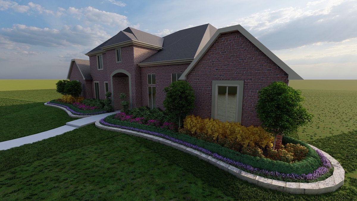 Front Landscape in Plano | Landscaping